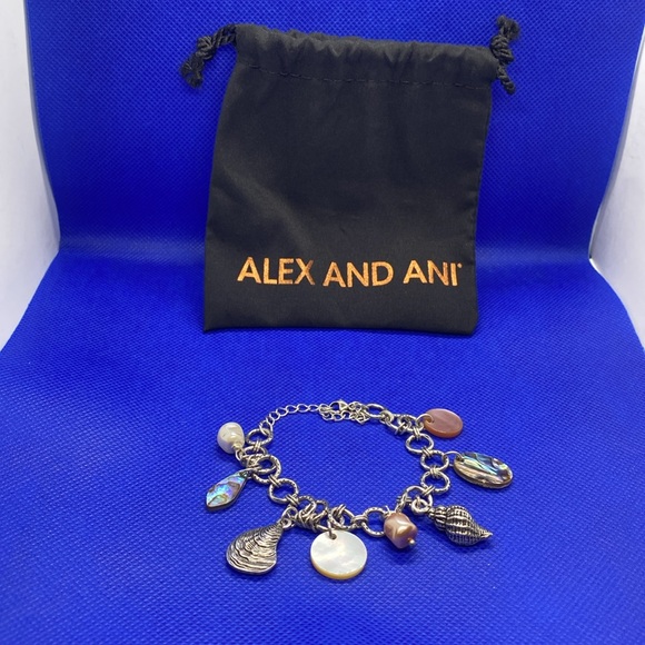 Alex and Ani | Jewelry | Alex And Ani Beach Treasure Multicharm ...